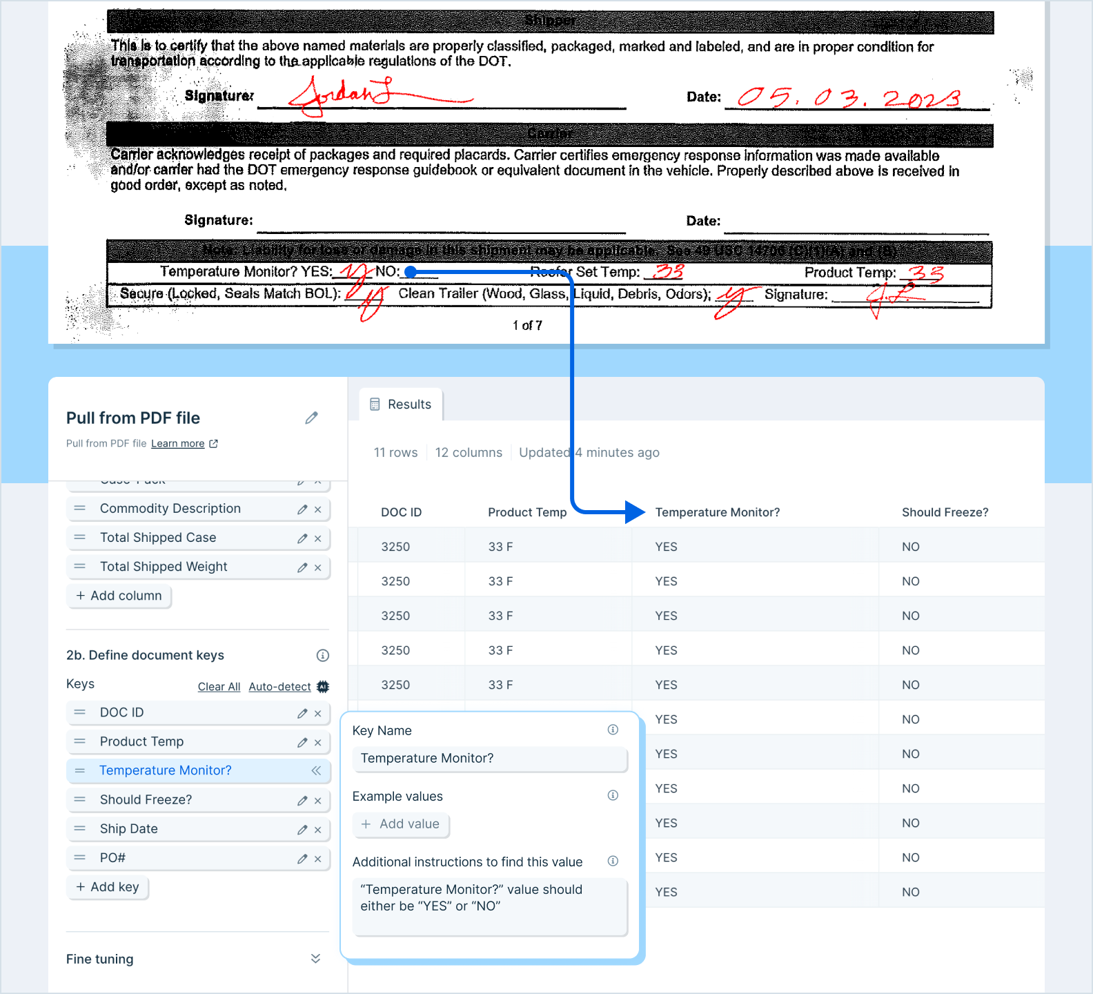 Action on your messiest data with AI-powered PDF parsing | Parabola