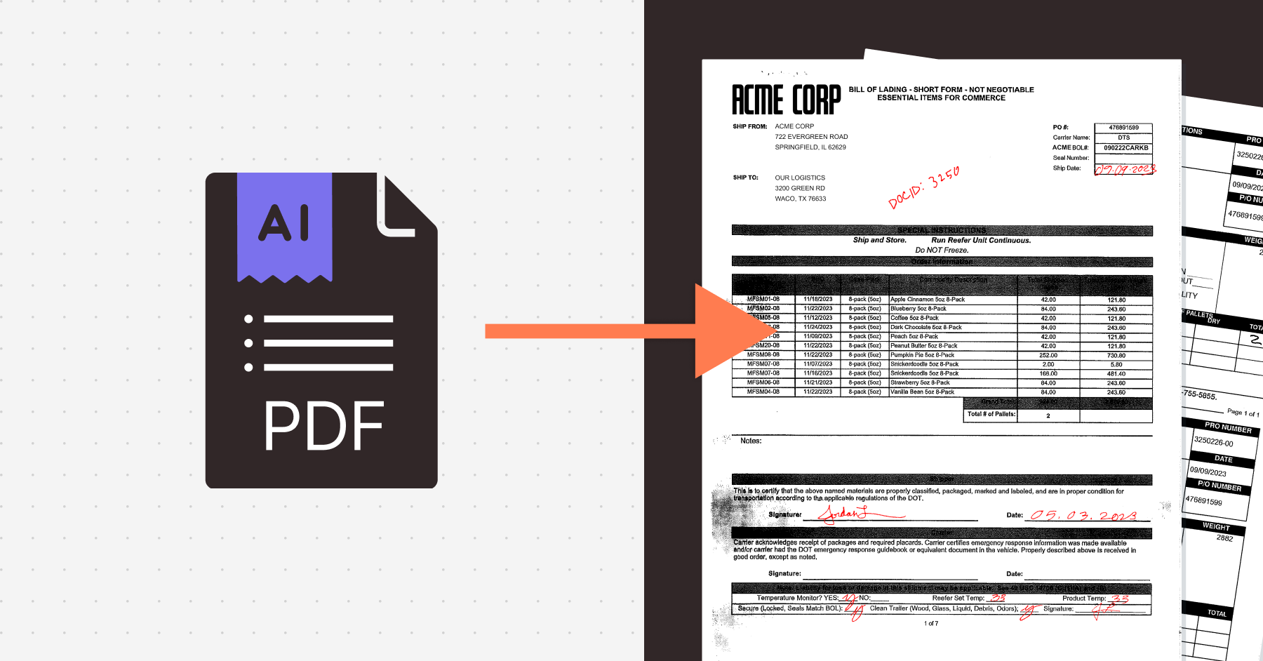 Action on your messiest data with AI-powered PDF parsing | Parabola