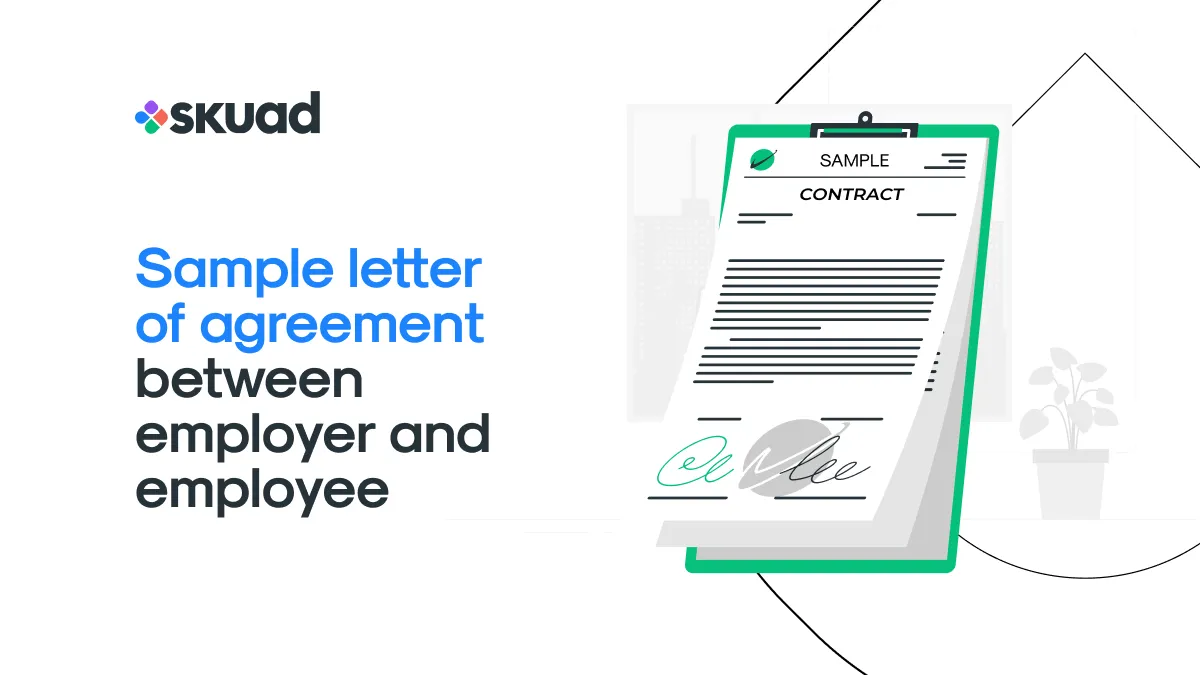 Sample Letter of Agreement: Employment Terms and Conditions