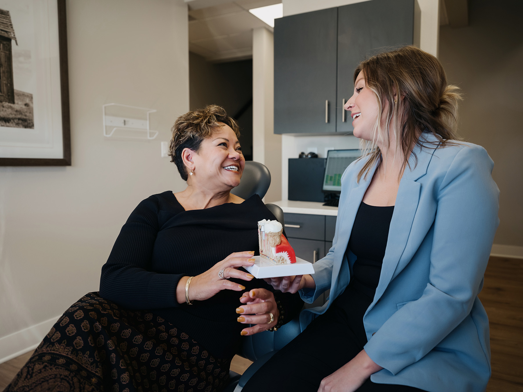 Dr. Jamin, Rylan, and Javan Houser and Dr. Kate Murphy