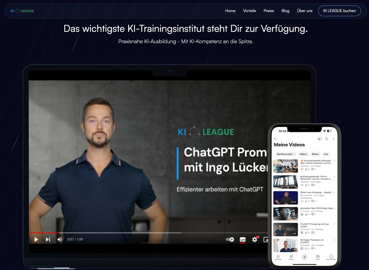 Homepage | KI LEAGUE - das KI-Trainingsinstitut