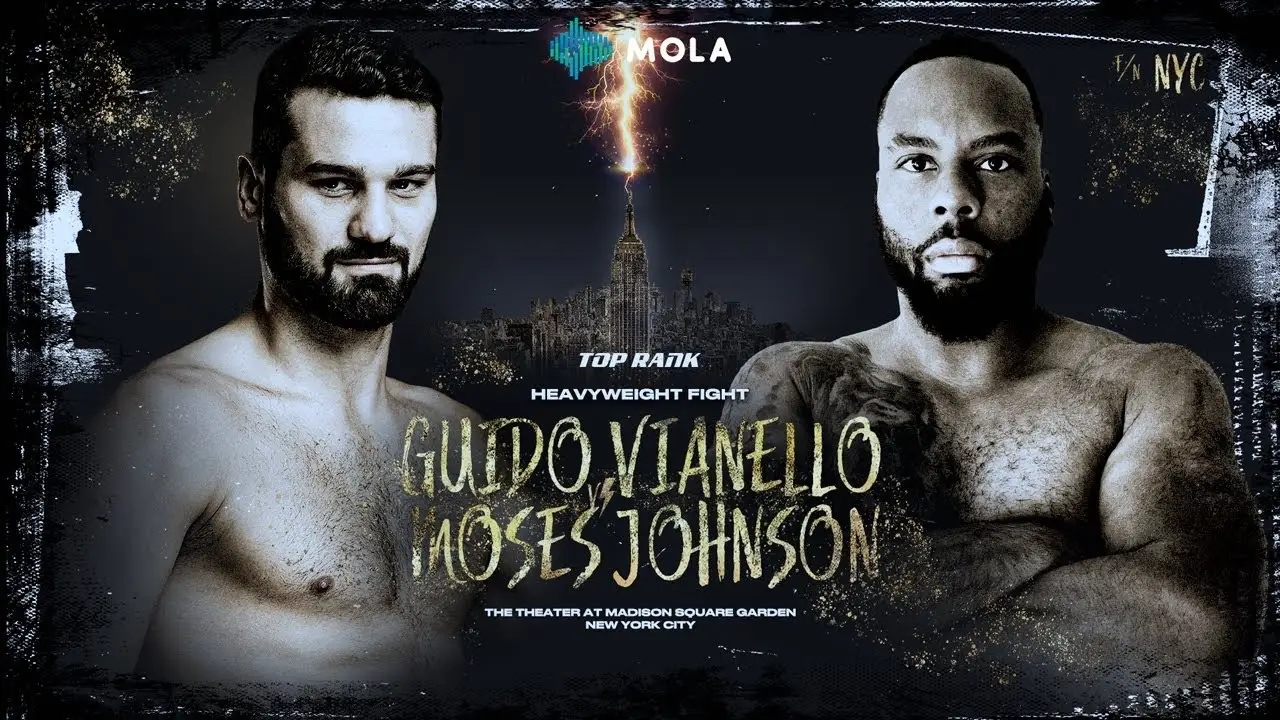 Guido Vianello completely dominates Moses Johnson in New York City